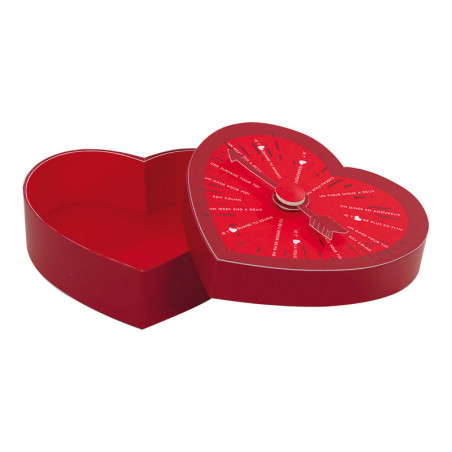 Boîte Cœur "Plein Cœur" - Packaging chocolats ludique de St-Valentin