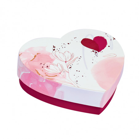 Boîte Cœur "Tendresse" - Packaging choco pour St-Valentin - Embaline